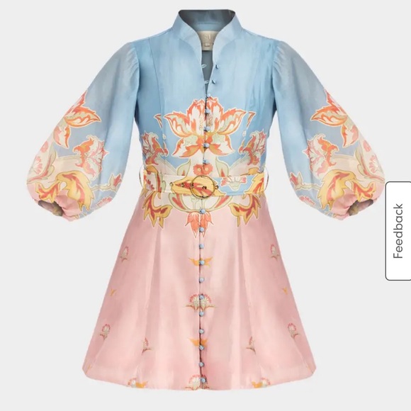 Mestiza | Dresses | Mestiza Valencia Pink Blue Dress | Poshmark